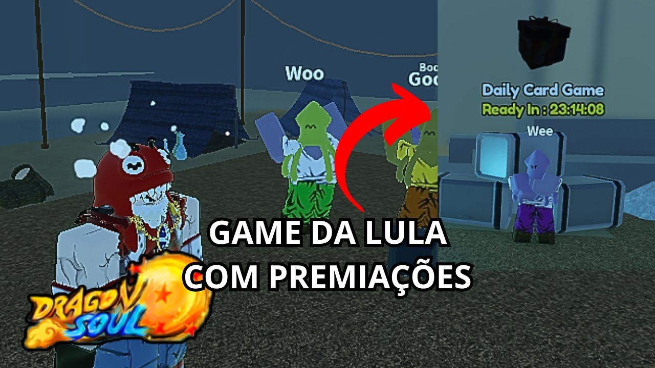 GAME DA LULA COM PREMIAÇÕES - ROBLOX DRAGON SOUL - YouTube