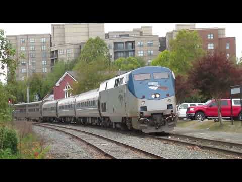 Riding Amtrak Cardinal Train 50 from Staunton to Charlottesville - YouTube