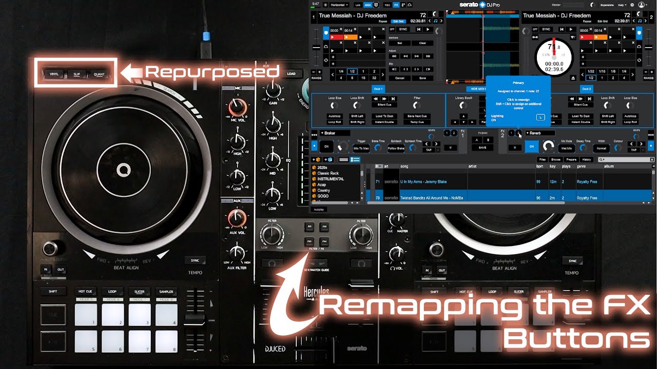 Remapping the Hercules Inpulse 500 FX Buttons (More Control Over The FX ...