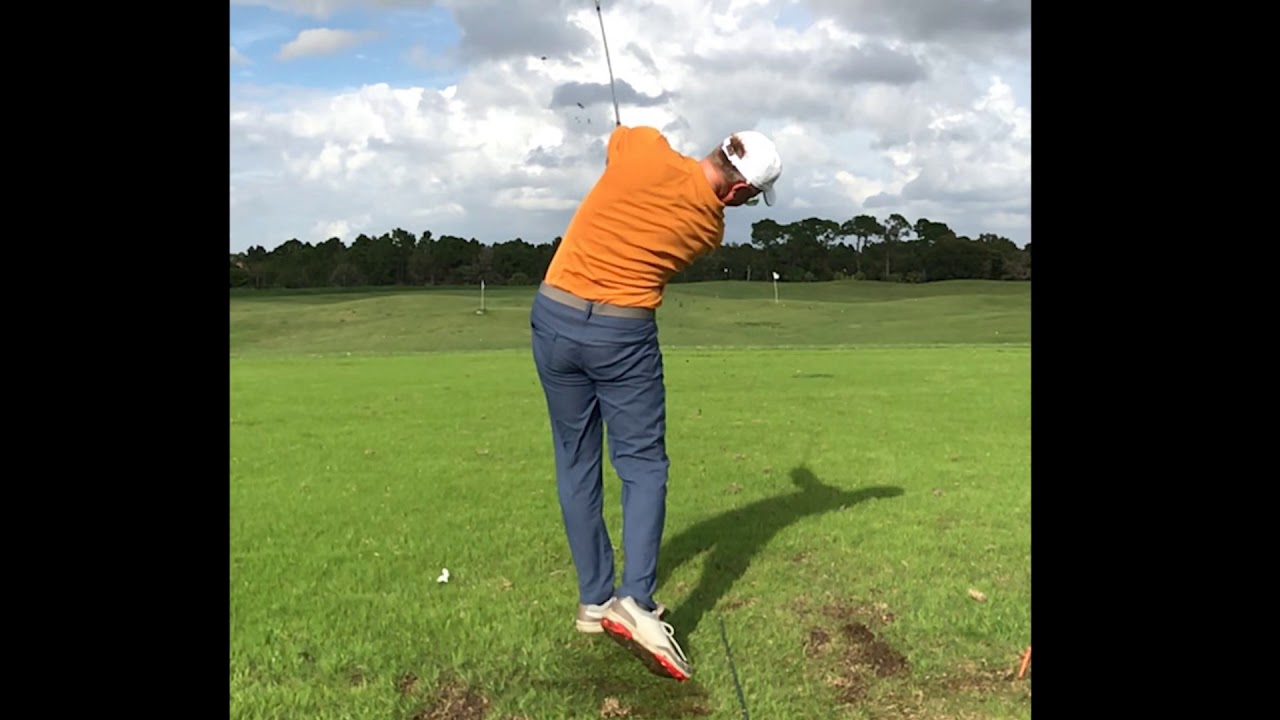 12 30 2019 half swing drills working on finishing swing past impact ...