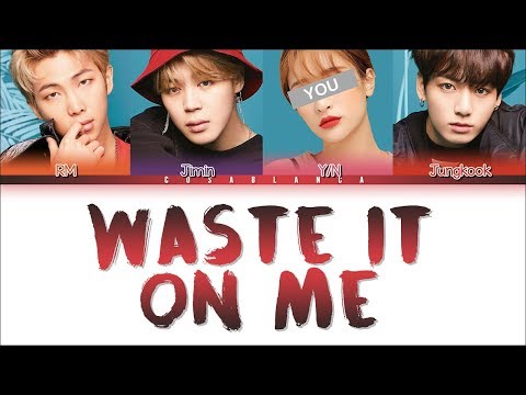 Steve Aoki & BTS – Waste It On Me [4 Members ver.] (Color Coded Lyrics Han|Rom|Eng)