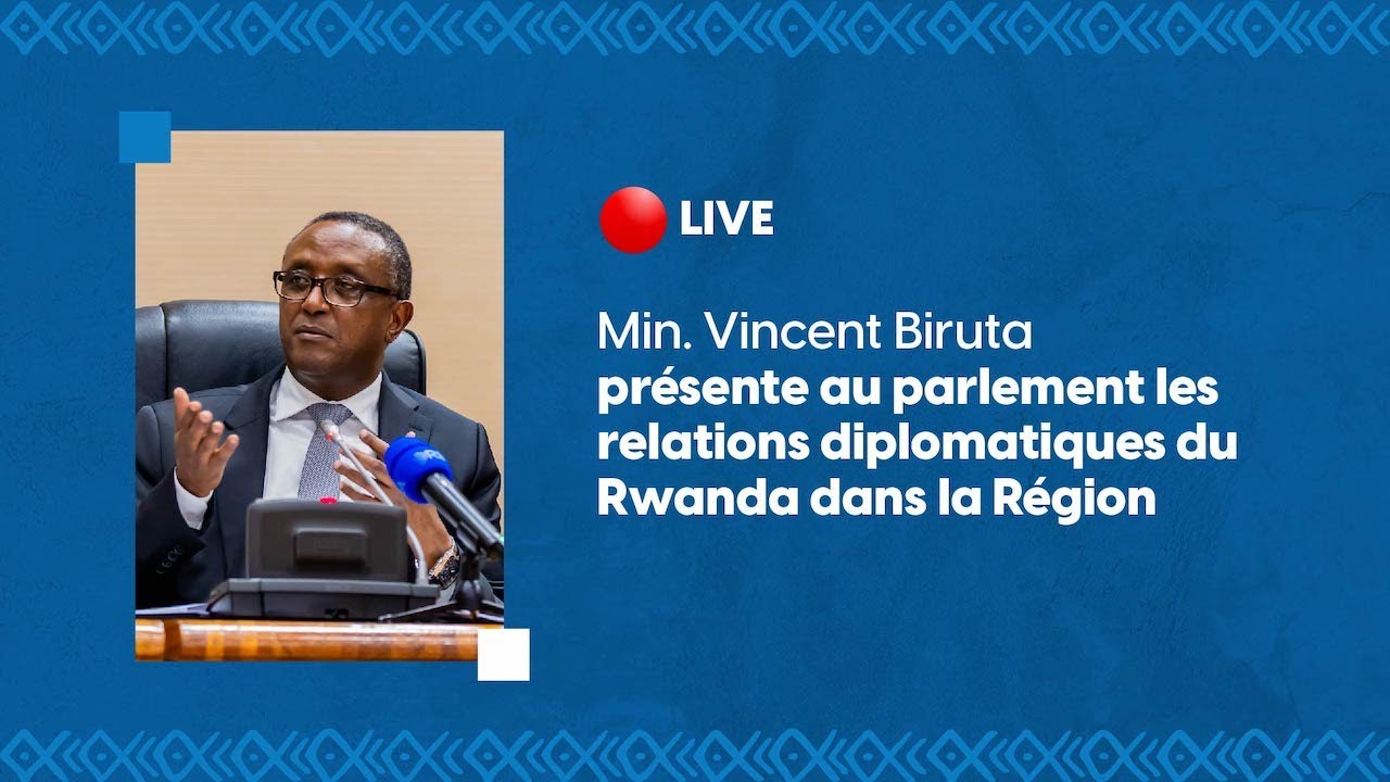 🔴 Min. Biruta présente au parlement les relations diplomatiques du ...