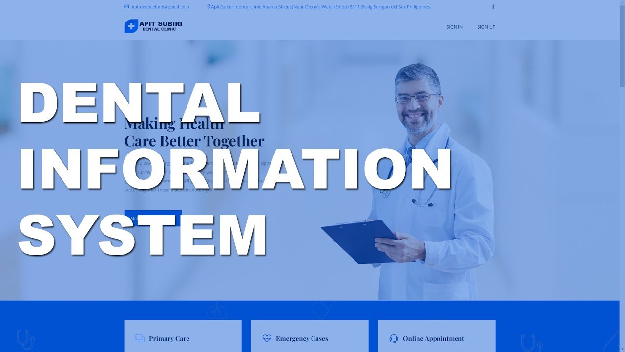Dental Information System - YouTube