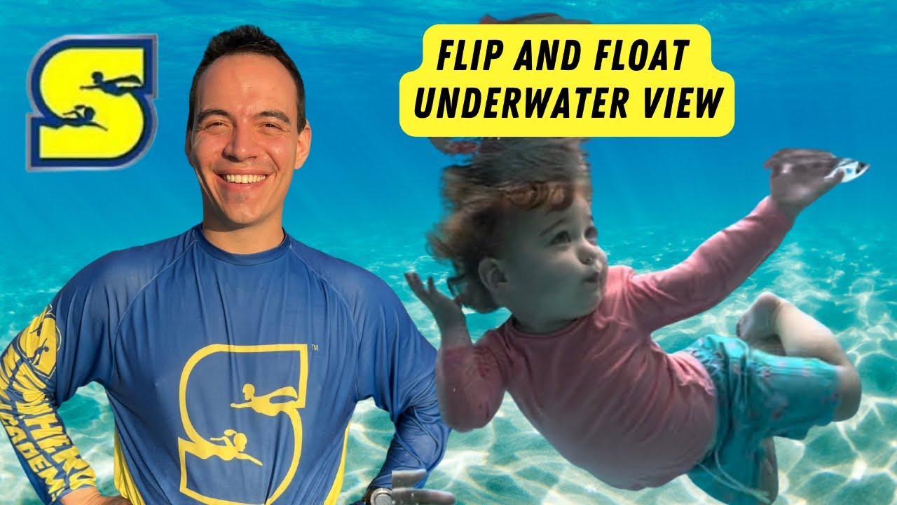 TEACHING FLIP AND FLOAT/ UNDERWATER VIEW-Swim Lesson - YouTube