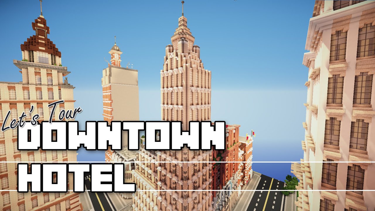 Minecraft - Downtown Hotel - YouTube
