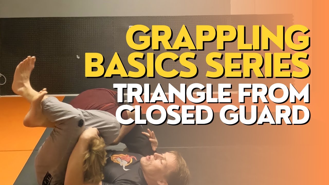 Grappling basics series Triangle from closed guard - YouTube