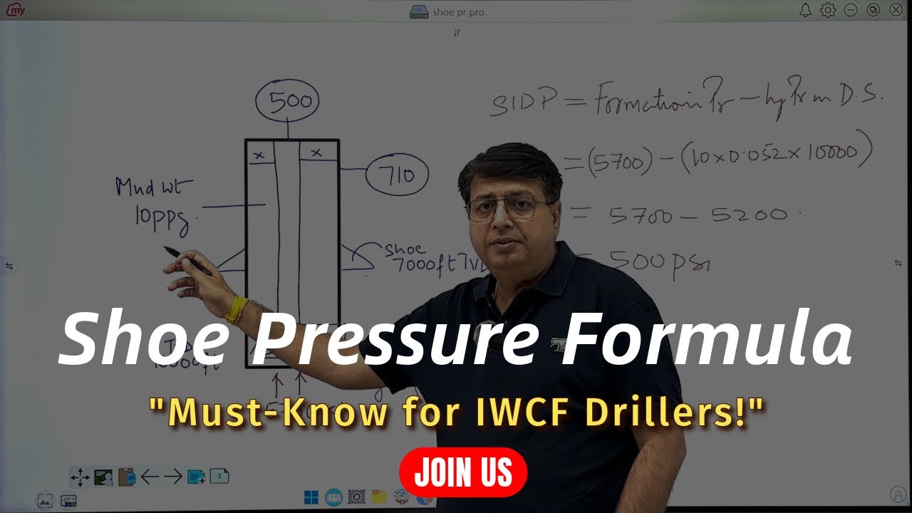 "IWCF Well Control | How to Calculate Shoe Pressure in Shut-In Wells ...