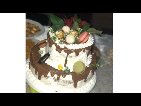 2 Mərtəbəli Tort hazırladım.Mərtəbəli Tortun Asan Hazırlanması.Katlı Pasta Püf Noktalarıyla