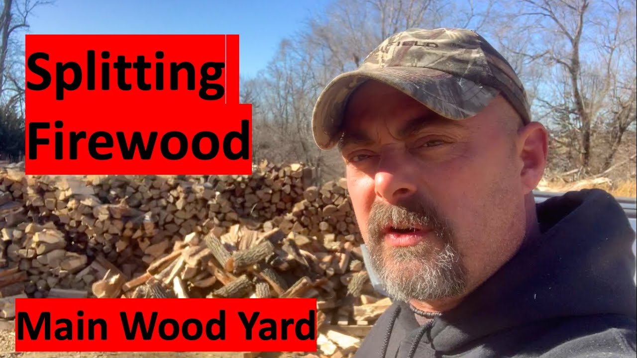 #11 Splitting Firewood Session - YouTube