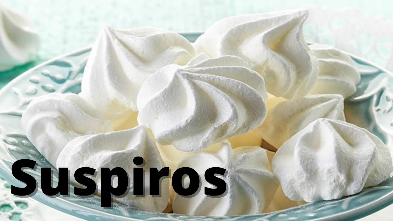 Como fazer SUSPIROS Caseiros super fácil - YouTube