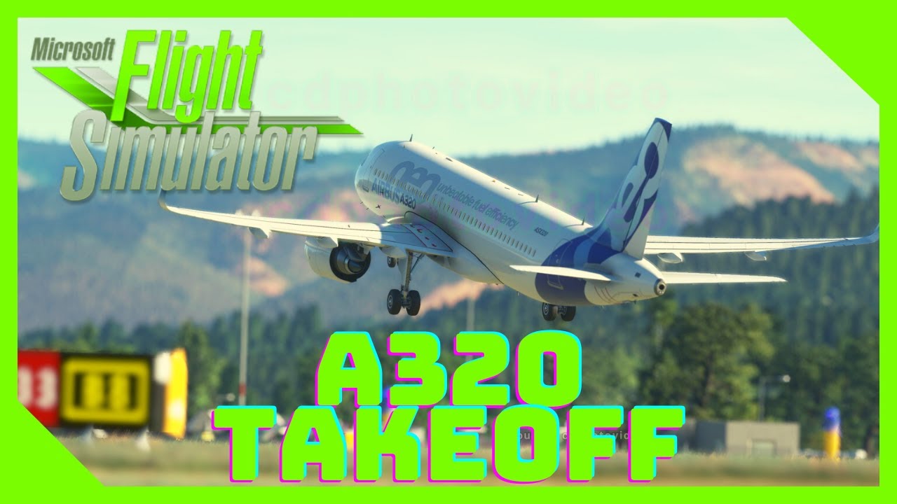Microsoft Flight Simulator | Airline Training A320 Takeoff - YouTube