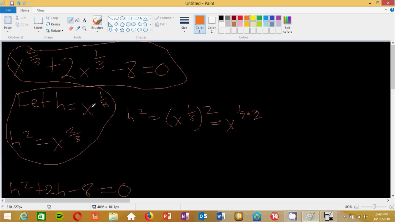 Disguised Quadratic Equations Example 3 - YouTube