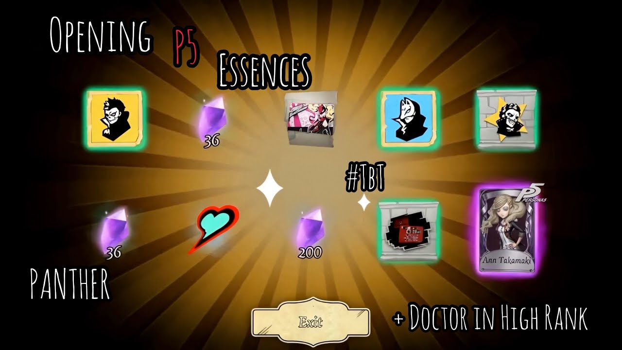 Identity V | Opening P5 Essences + PANTHER (old version) and Doctor in ...