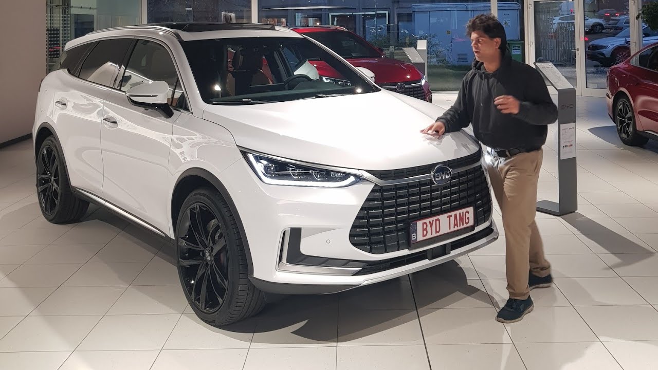 BYD Tang EV review! FULLY-EQUIPPED, with a rotating TABLET! But it ...