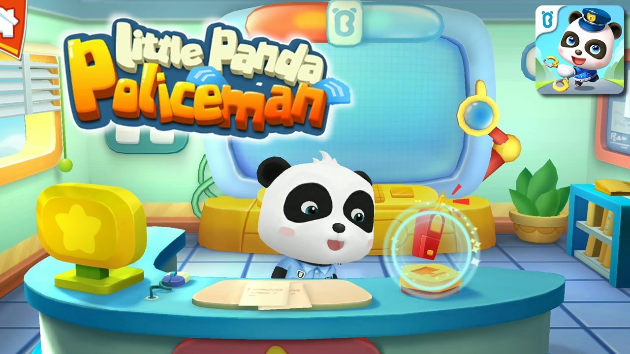 Little Panda Policeman | Educational Games for kids | Kids Cartoon ...