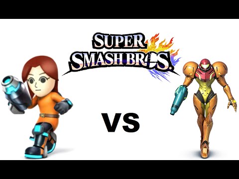 Super Smash Bros 4. - Mii Gunner vs Samus - YouTube