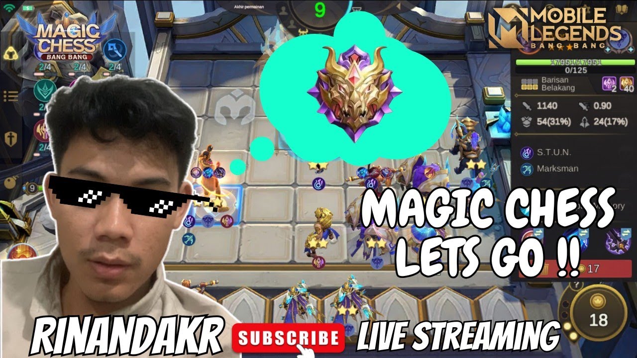 🔴 LIVE MAGIC CHESS !! MENCARI COMBO TERBAIK !! JANGAN LUPA SUBSCRIBE ...
