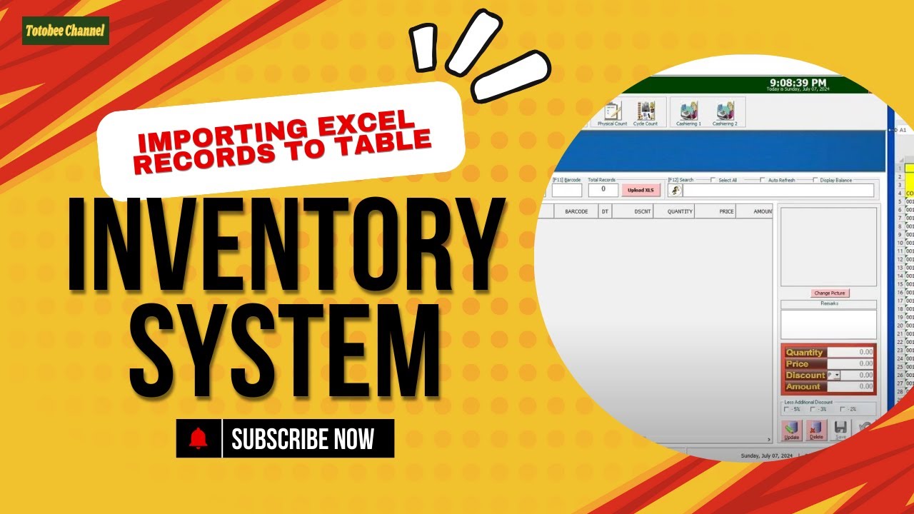 Inventory System #09: Importing Records to Transaction Table - YouTube