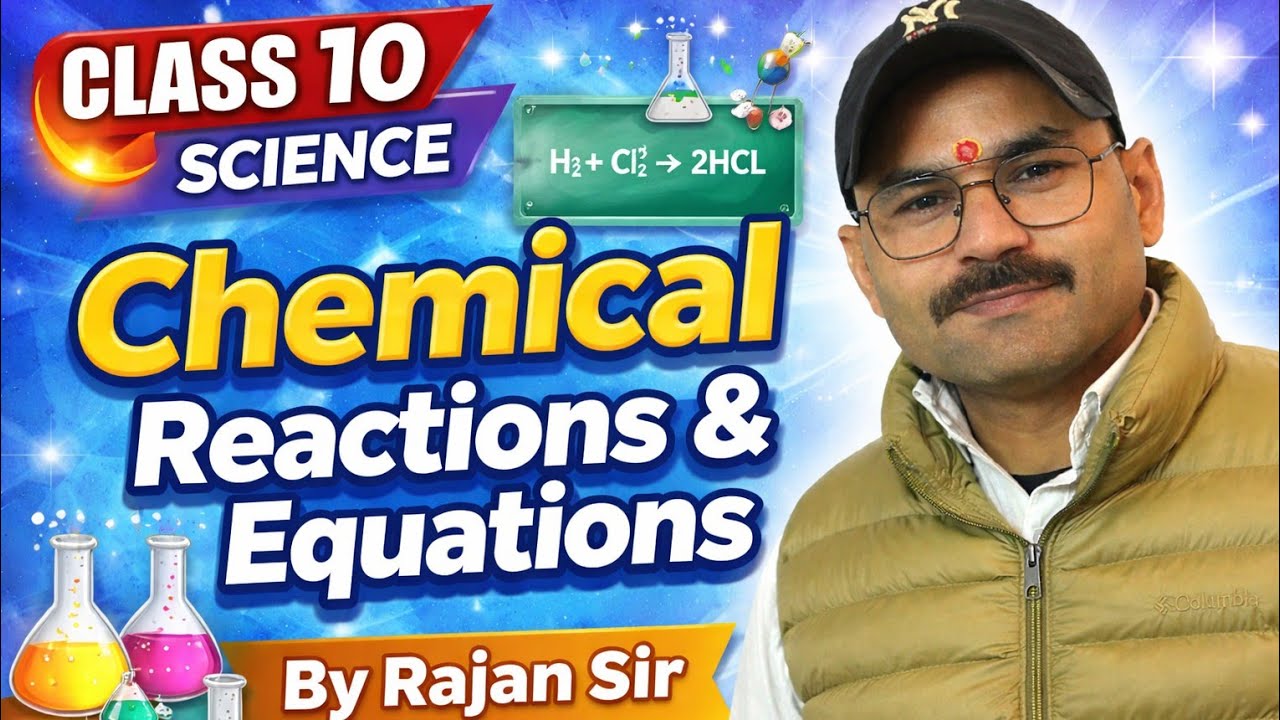 Chemical Reactions & Equations in One Shot 🔥 | Class 10 Science | By ...