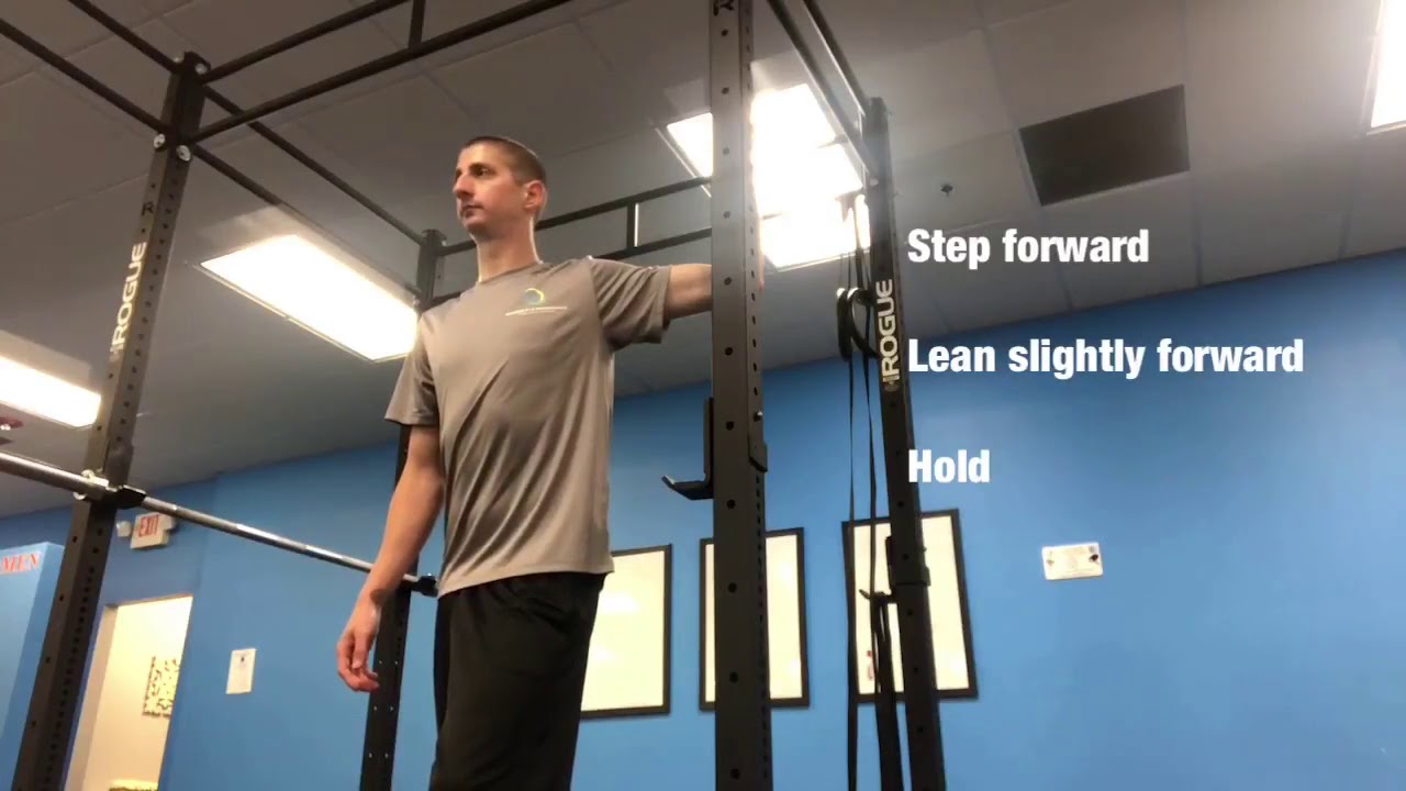Single Arm Pec Stretch - YouTube