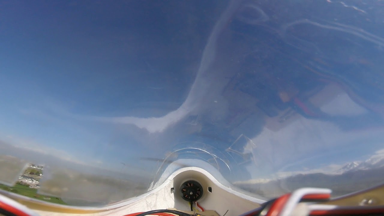 RC ASW 28 powered glider cockpit view CRASH!! - YouTube