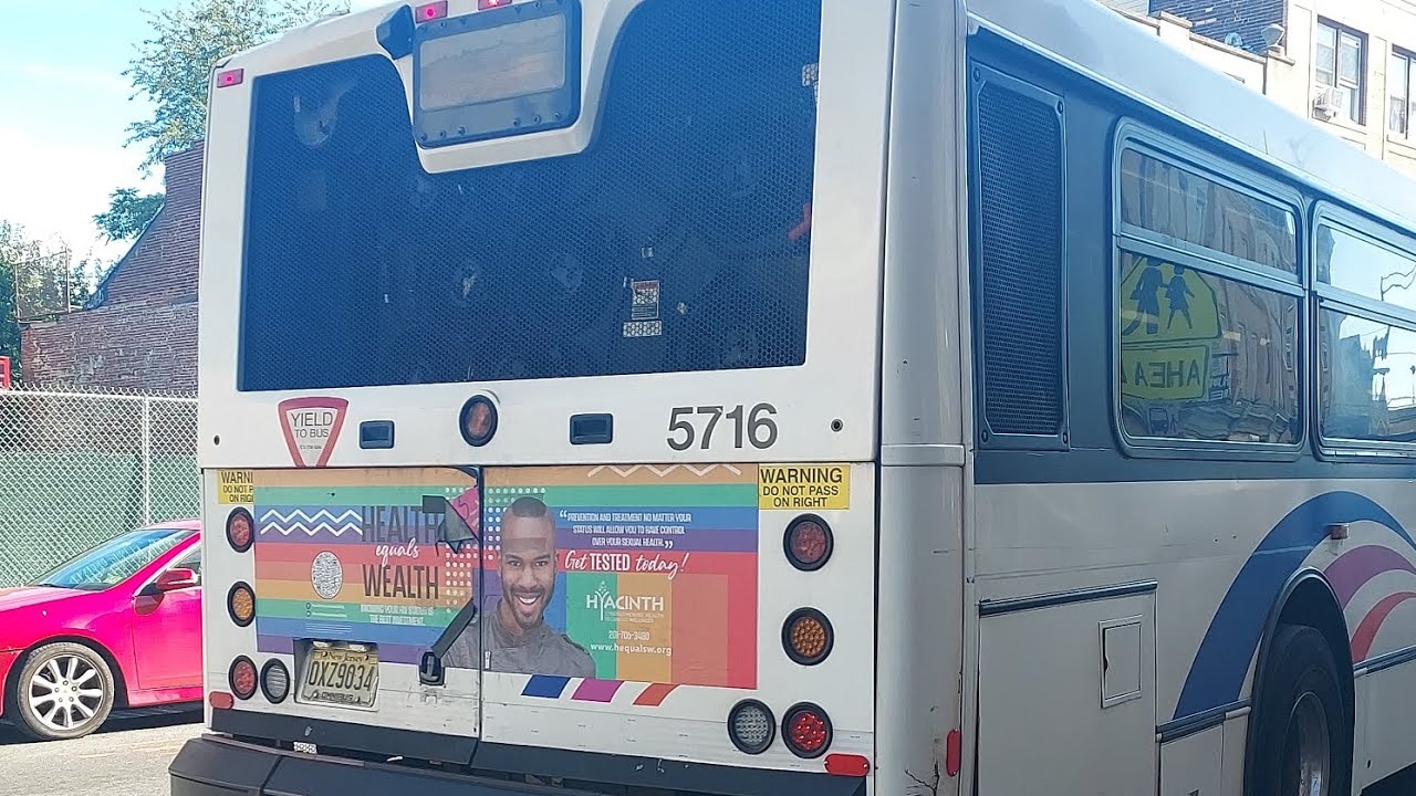 New Jersey Transit | Route 87 to Gates Avenue, #5716 - YouTube