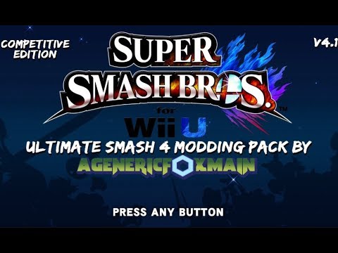 Super Smash Bros. For Wii U Ultimate Mod Pack Gameplay - YouTube