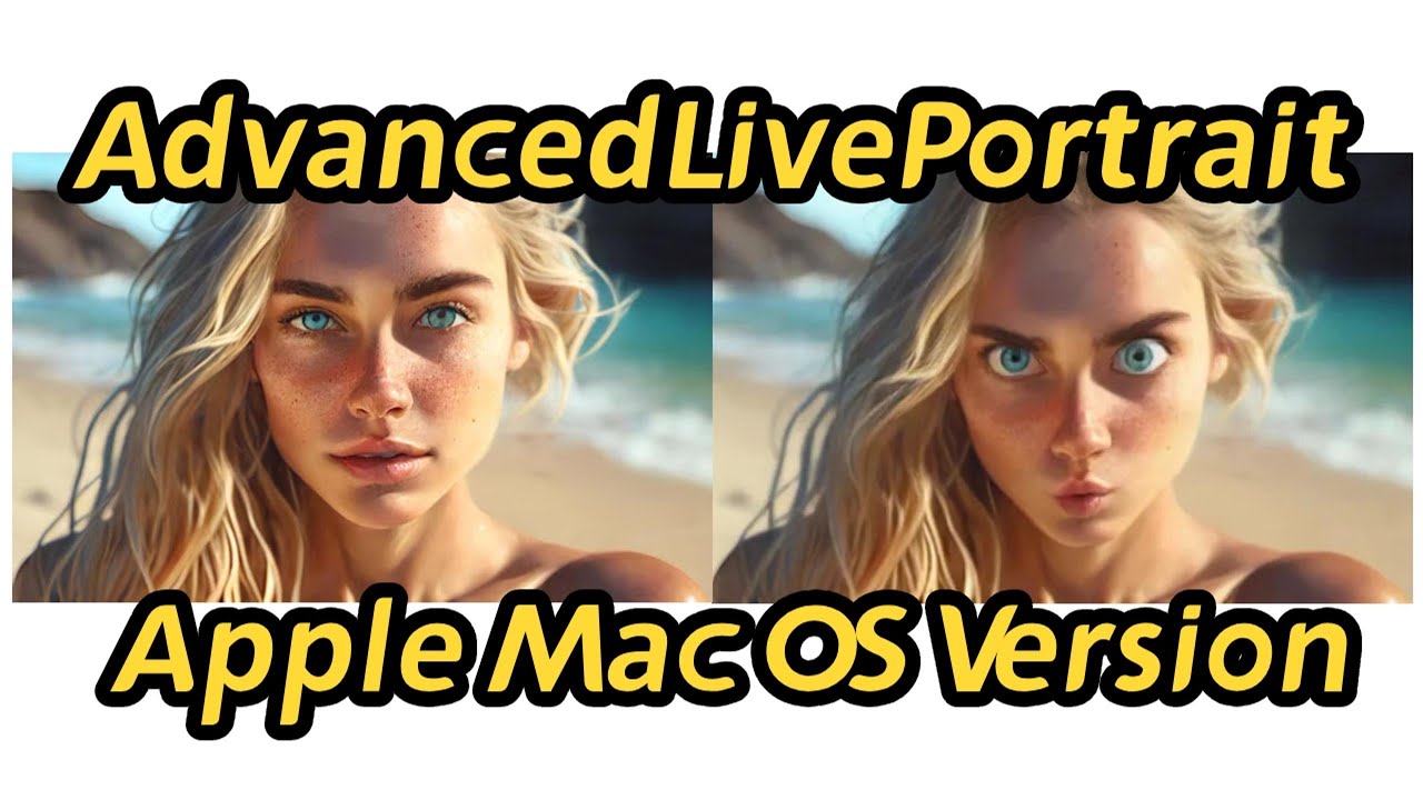 AdvancedLivePortrait动态AI表情修改,苹果AppleMacOs系统安装包,AI实时表情控制,所见即所得,表情同步,LivePortrait实时版本,jhj0517开源 ...