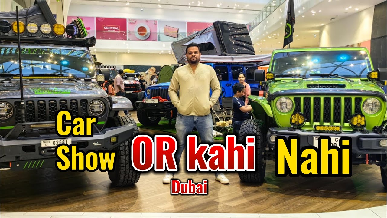 Dubai Adventure Car Show | only in Dubai - YouTube