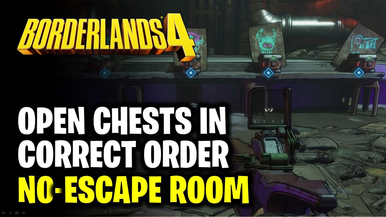 No-Escape Room: Open Chests in Correct Order | Borderlands 4 - YouTube