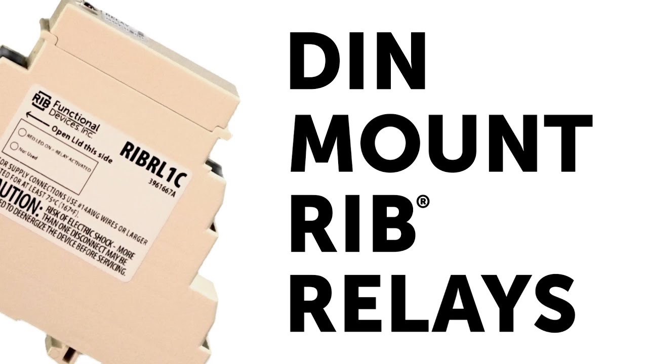DIN RIB Relays from Functional Devices - YouTube