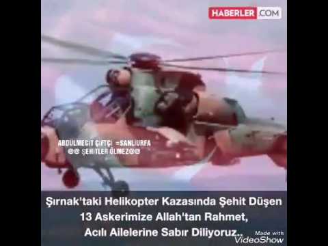 Şırnak'ta 13 şehidimiz var ..80 milyon yaralı..