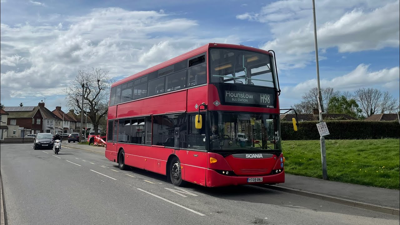Full Route Visual - Route H98 - Hounslow Bus Station to Hayes End ...