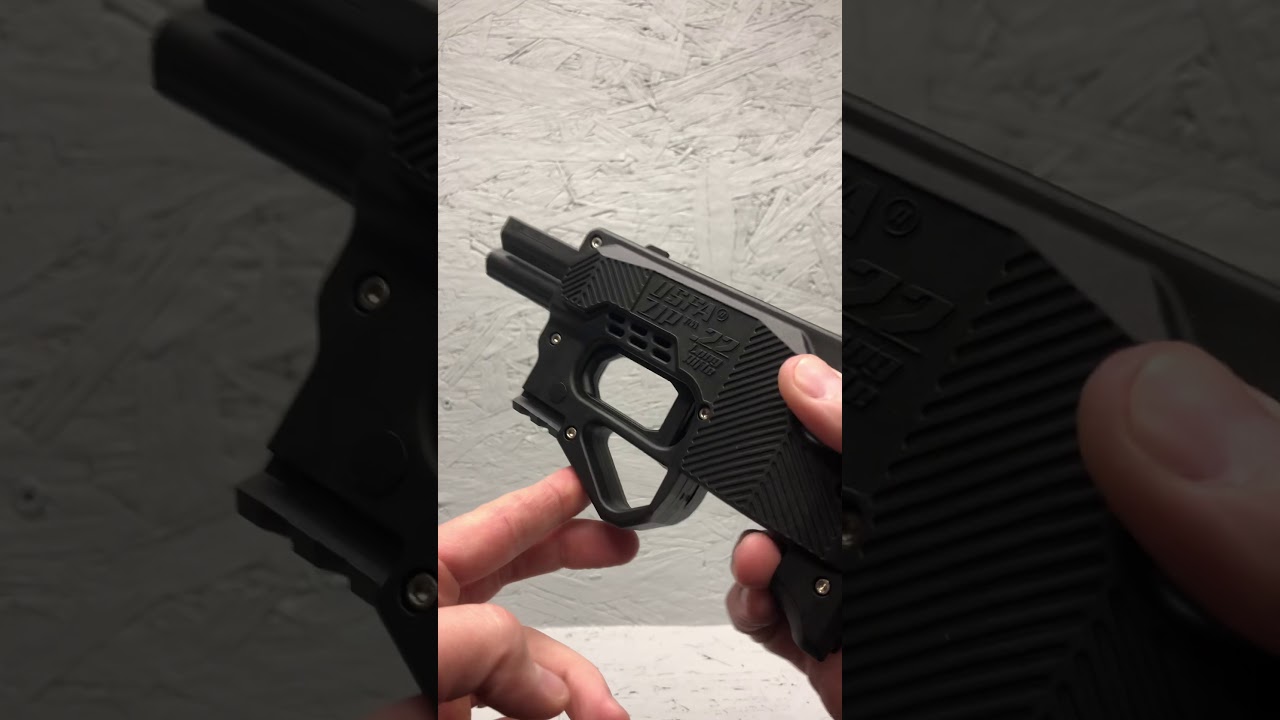 USFA Zip Gun 22LR. WORLDS MOST AWKWARD PISTOL - YouTube