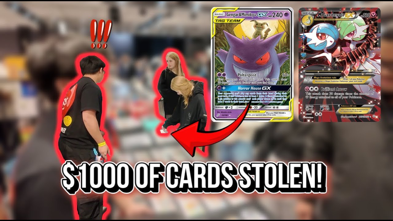 They Tried to Steal $1000 of Cards! || Trading Card Show (Day 2 ...