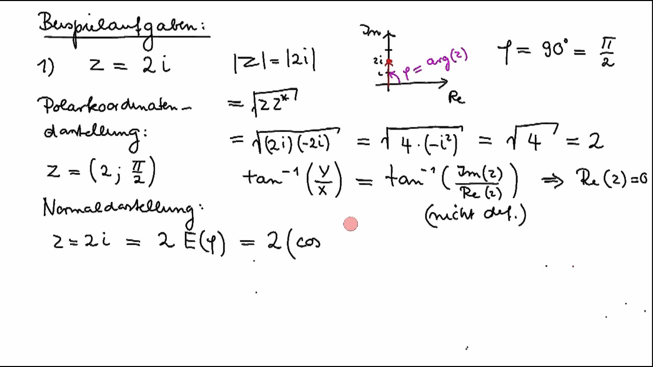 Komplexe Zahlen - Teil 7, Abschnitt 4 - YouTube