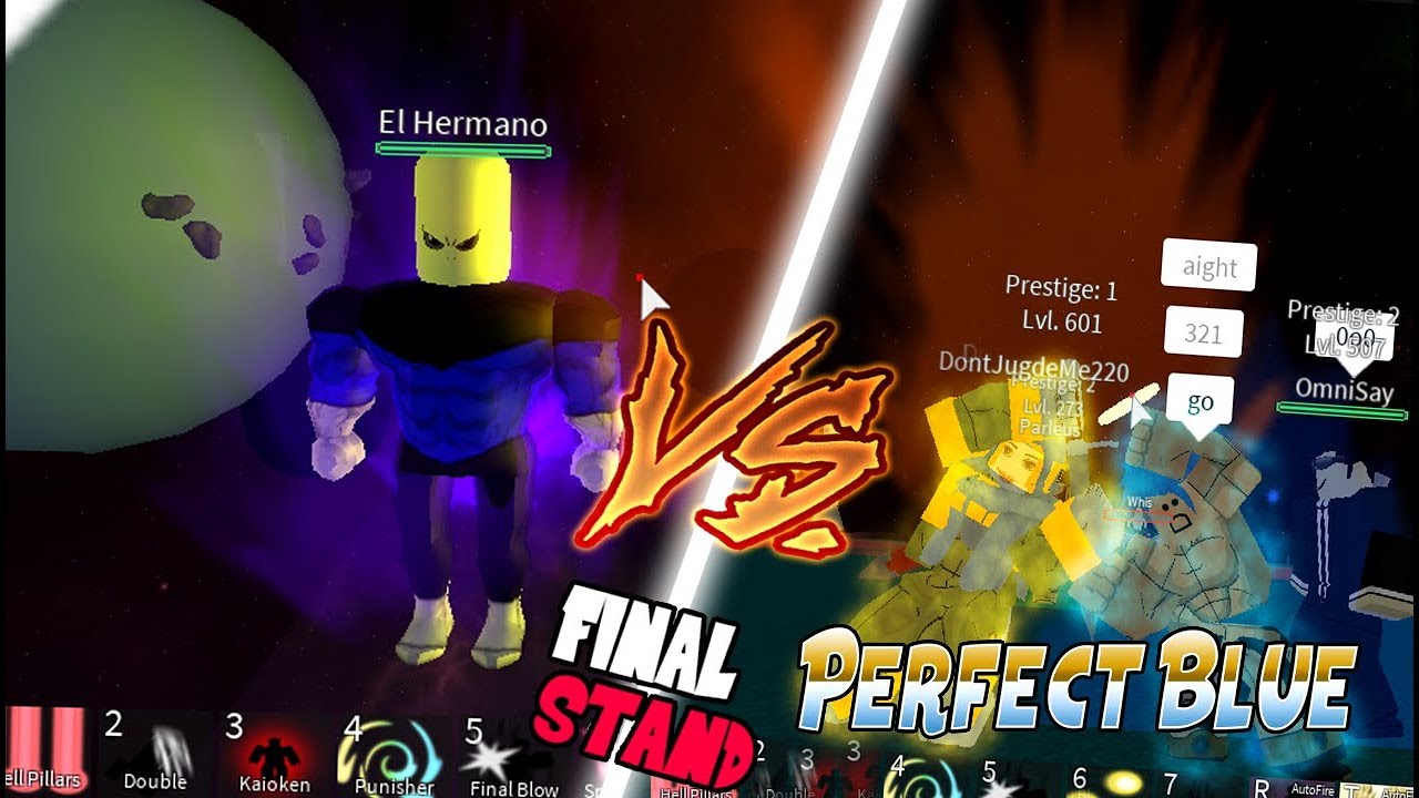 DRAGON BALL Z FINAL STAND | ROYAL BLUE & PERFECT GOLDEN FUSION VS EL ...