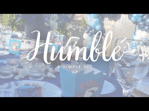 Shark Party Spectacular! | Set up with me|Humble Events AZ - YouTube