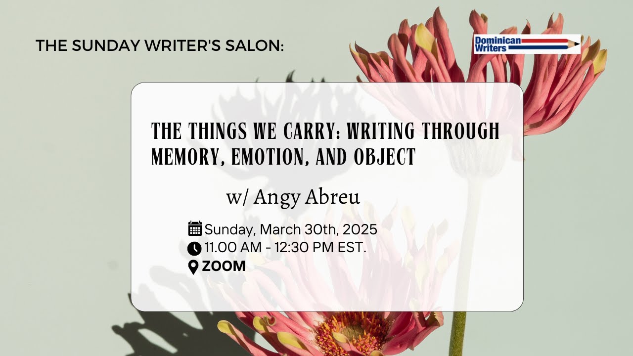 The Things We Carry: Writing Through Memory, Emotion, and Object - YouTube