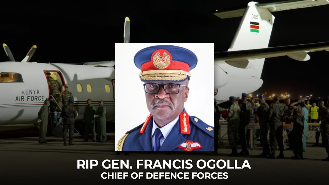 General Francis Ogolla Military Honours Ceremony - YouTube