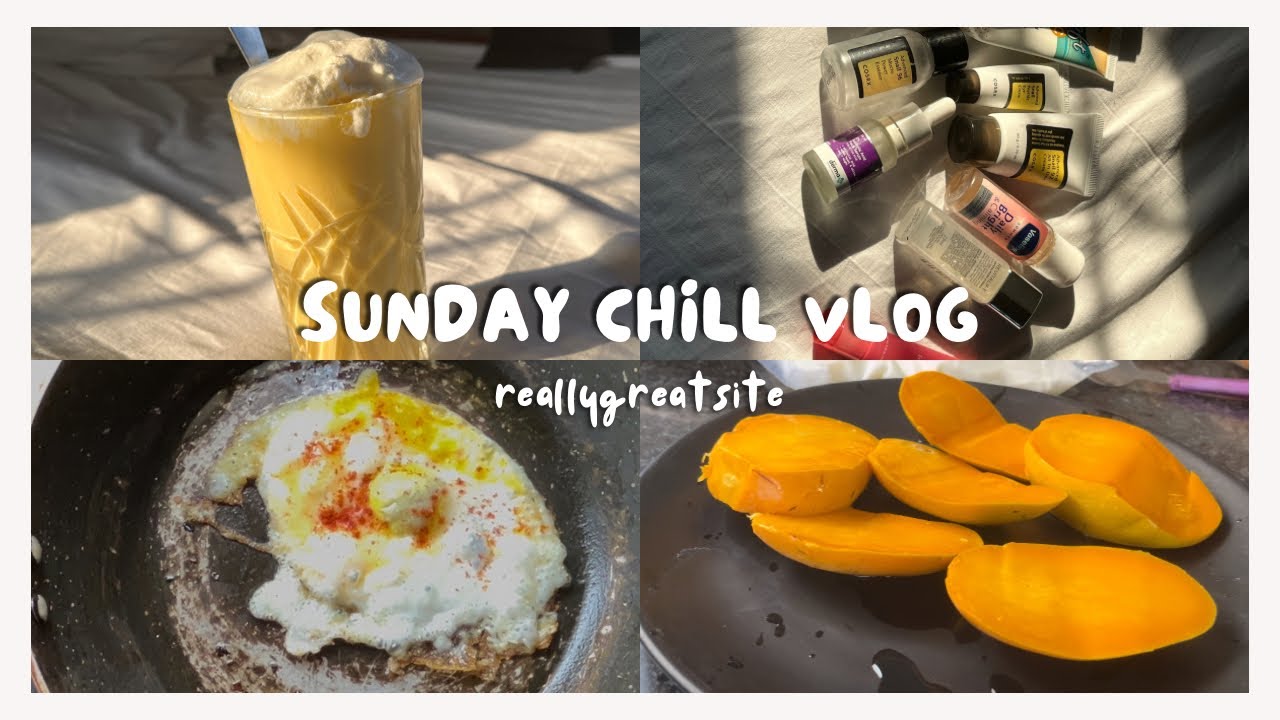SUNDAY CHILL VLOG || A DAY IN MY LIFE ||LIVING ALONE DIARIES || AESTHETIC VLOG🌸 - YouTube