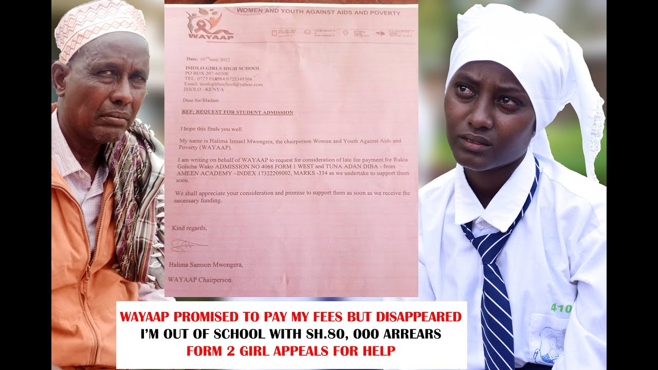 ISIOLO MP SUPPORTS EDUCATION FOR FORM 2 GIRL DUPED BY AN ORGANIZATION ...