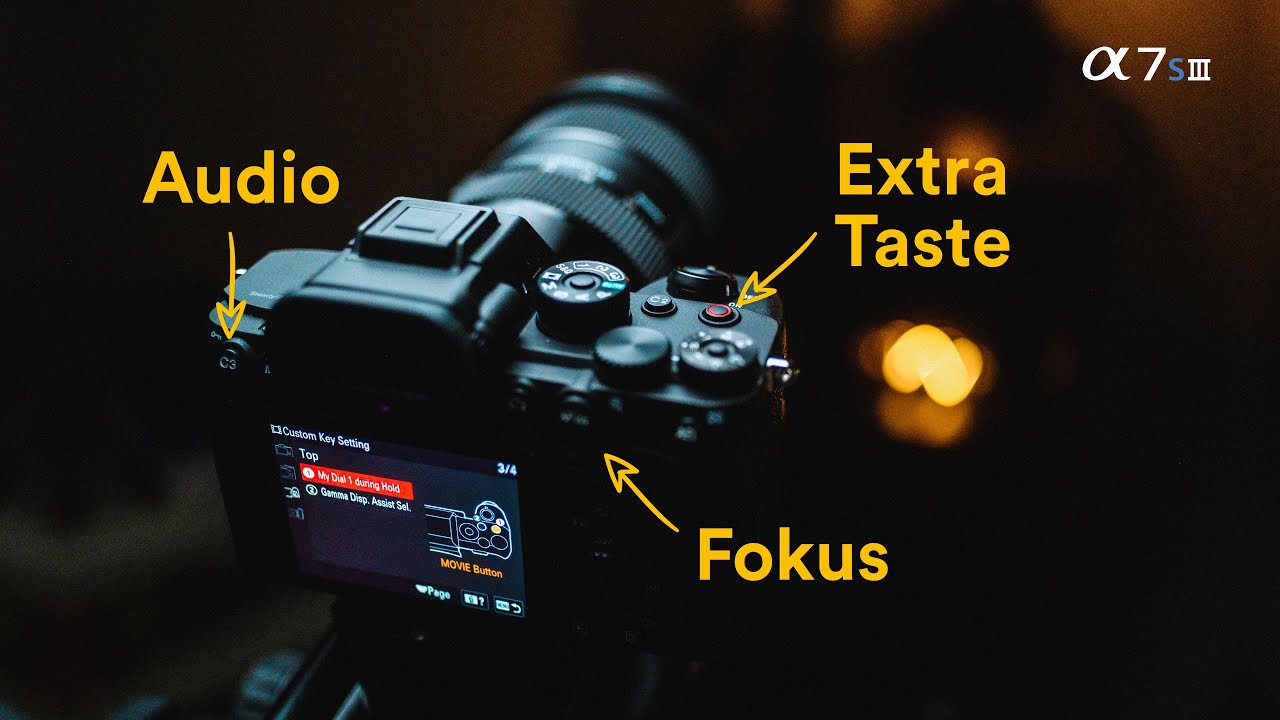 Sony A7S III Setup für Filmer (Funktionstasten, MyMenu, FN Menu) - YouTube