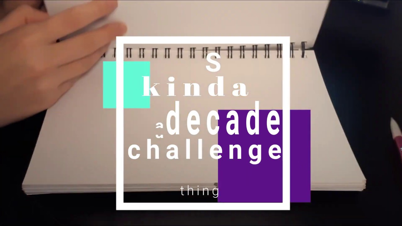 decade challenge -ART- ohuhu markers speedpaint draw - YouTube
