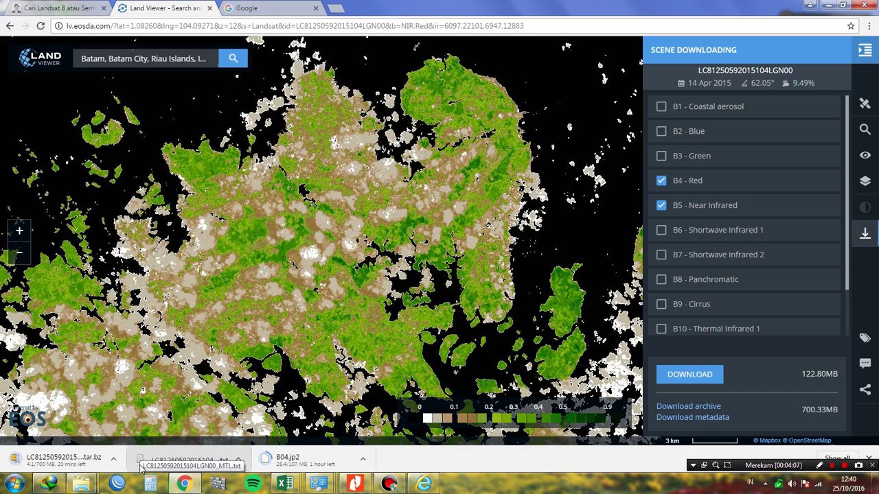DOWNLOAD LANDSAT8 AND SENTINEL2 WITHOUT REGISTRATION USING LAND VIEWER ...