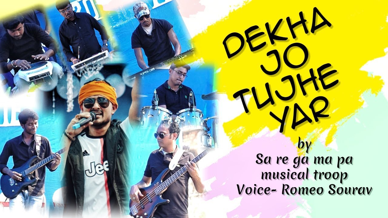 Dekha jo tujhe yar | LIVE Performance | Raidighi College fest | Romeo ...
