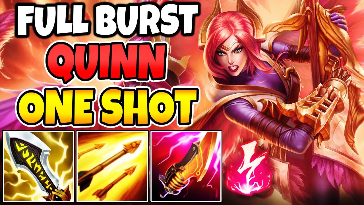 FULL BURST QUINN - 27 KILLS! (ONE-SHOT BUILD) - League of Legends - YouTube