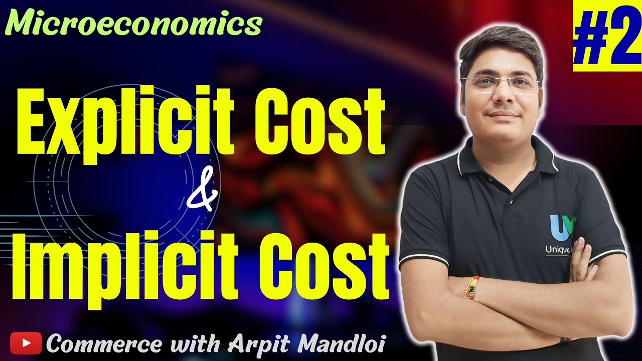 Explicit Cost and Implicit Cost | Theory of Cost | 11th and 12th ...