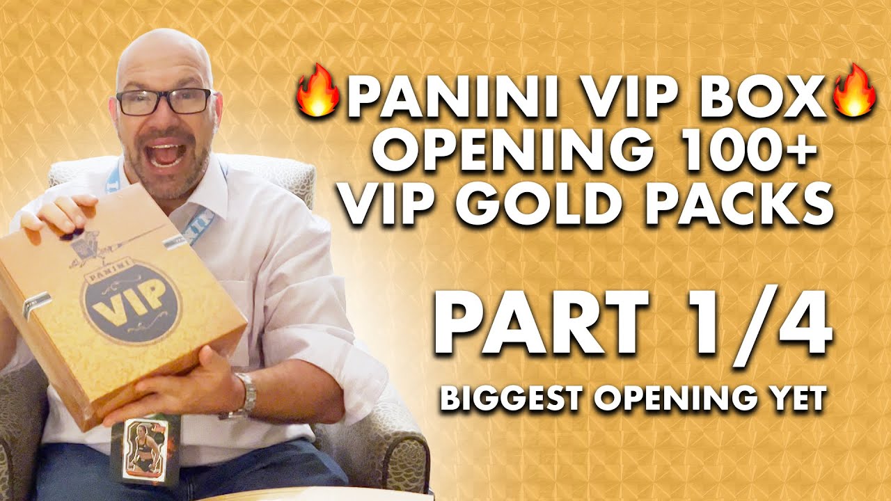 Opening 2021 Panini VIP Gold Box, Over 100 VIP Gold Packs! Extremely ...