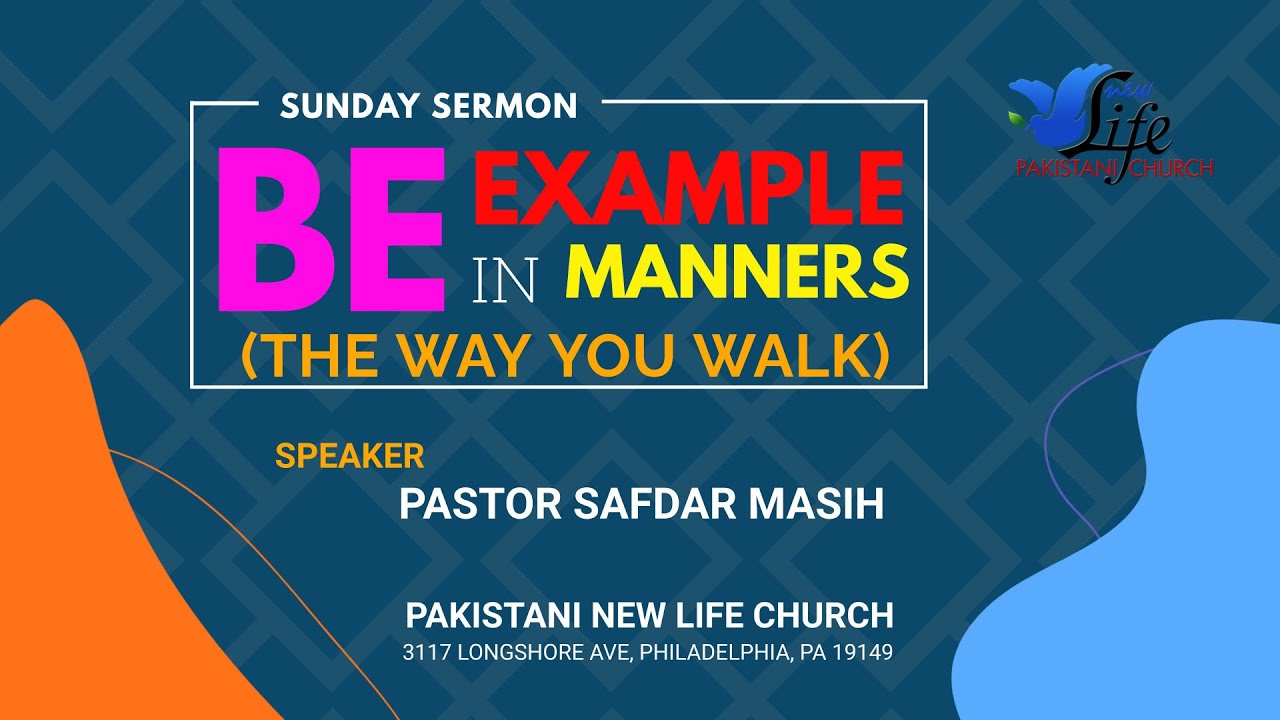 Be Example In Manners (The Way You Walk) - YouTube